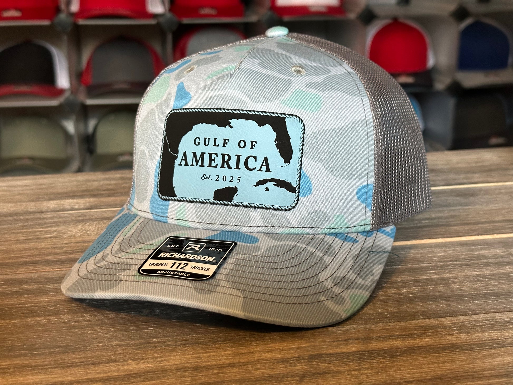 Gulf of America Patch Laser Engrave Digital File – Design by Randy